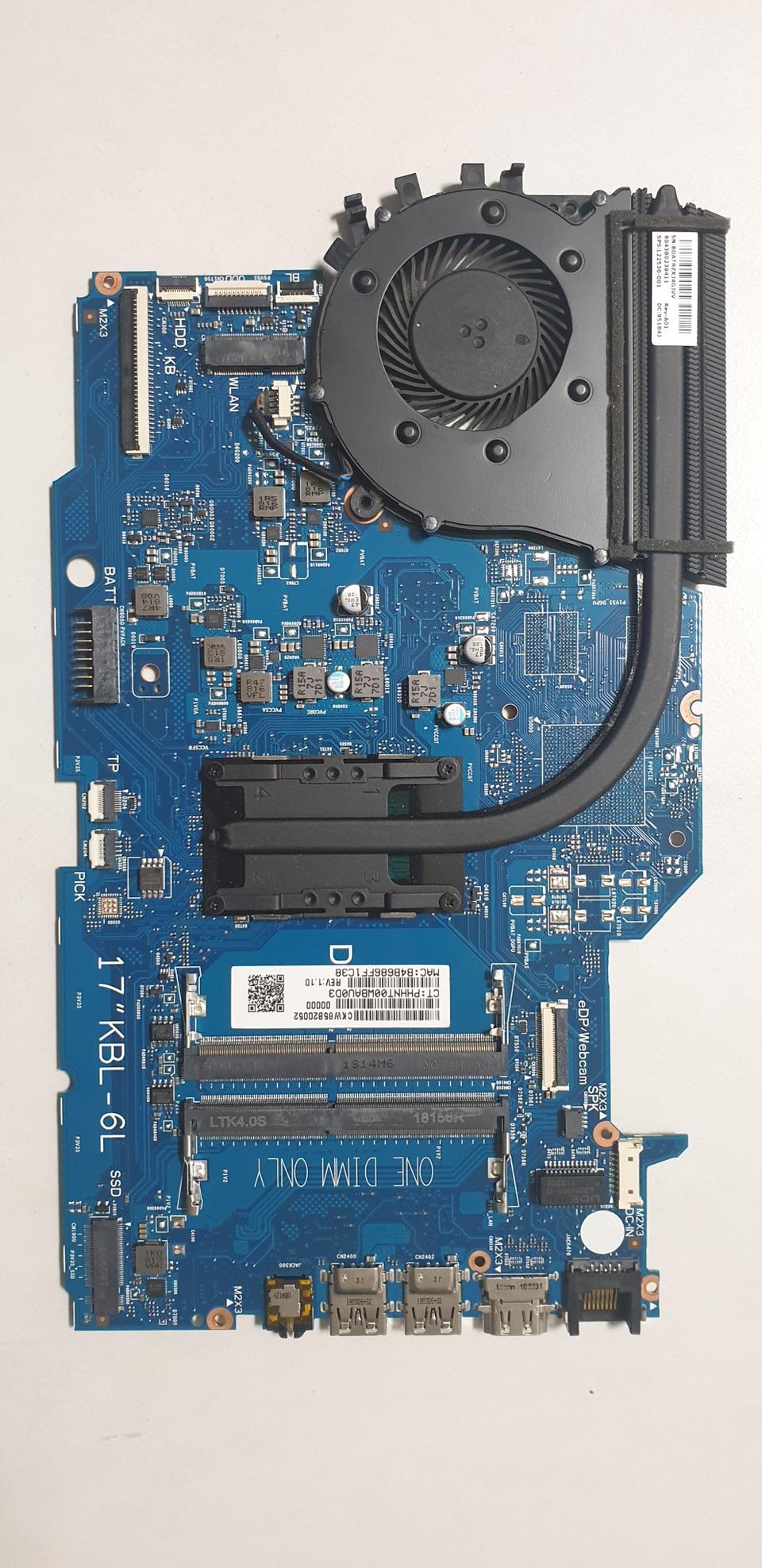 (고장)i7-8550u 내장메인보드(HP by0087cl) | 헬로마켓