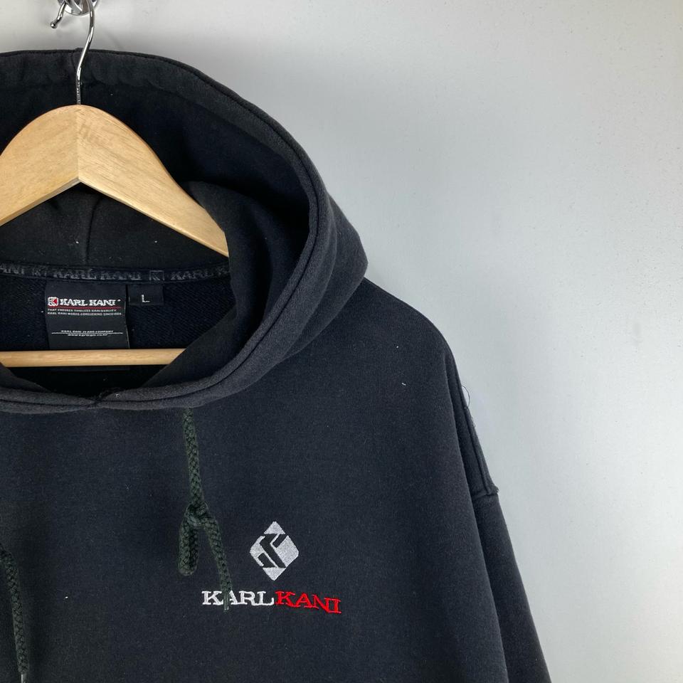 칼카니 90’s 테이핑 로고 블랙 후드 | 헬로마켓