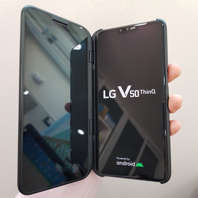 V500 LG V50 블랙 128GB 듀얼스크린 포함... | 헬로마켓
