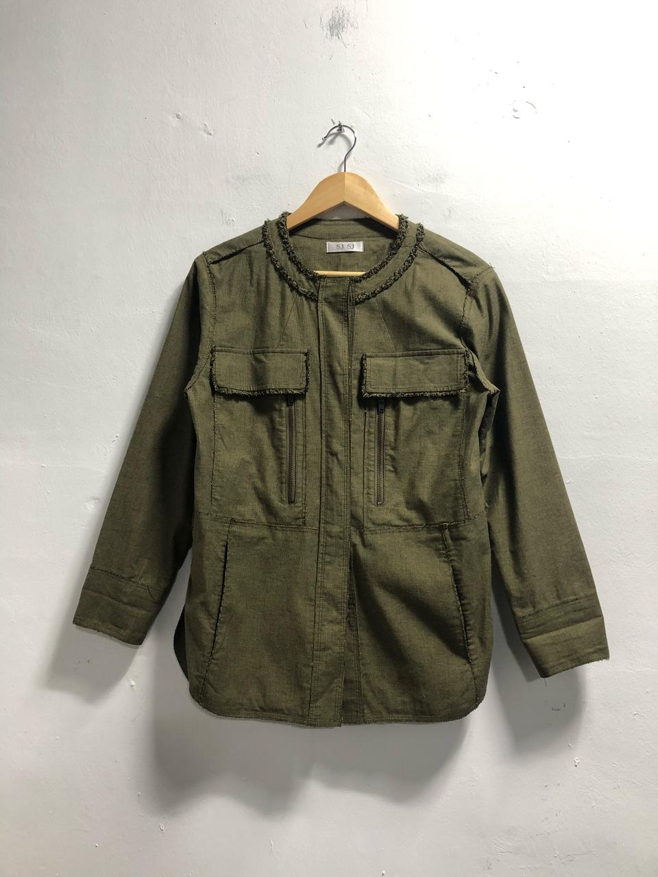 (55-66)SJSJ 노카라 트임 자켓(정품) | 세컨웨어(헬로마켓)