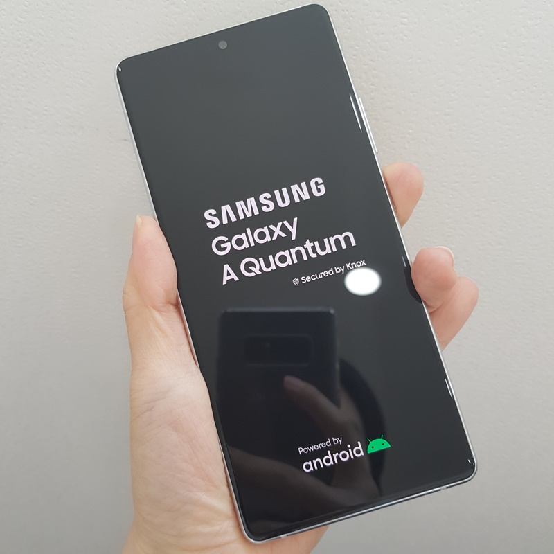 A716 갤럭시 A퀀텀 실버 128GB 액정 깨끗한 ... | 헬로마켓