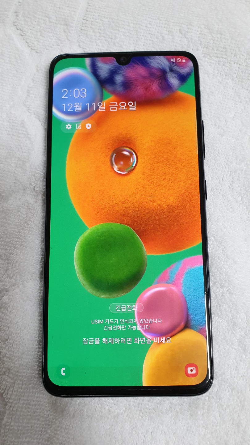 151. 갤럭시 A90 (A908) 5G 블랙 128GB | 세컨웨어(헬로마켓)