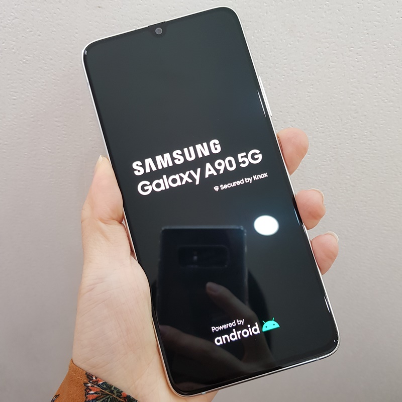 A908 갤럭시 A90 5G 화이트 128GB S급 ... | 헬로마켓