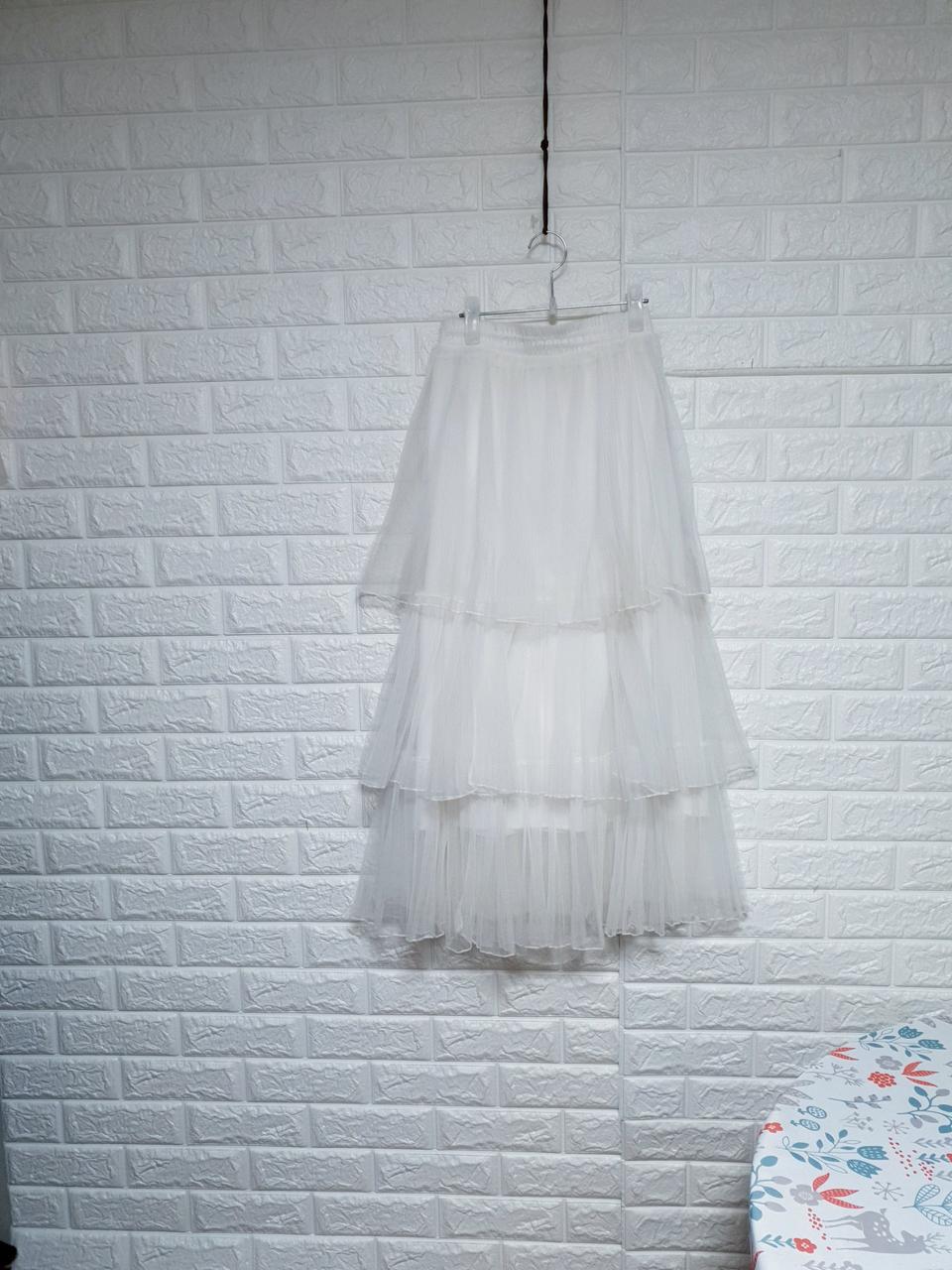 VANAKE 정품 밴딩레이스캉캉치마free | 헬로마켓