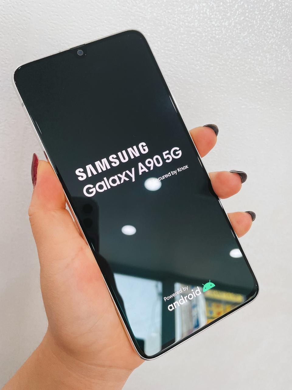 갤럭시A90/LGU+/128GB/화이트/A급 | 세컨웨어(헬로마켓)