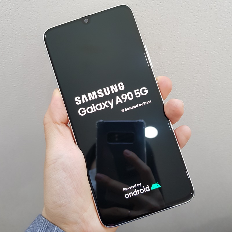 A908 갤럭시 A90 화이트 128GB A급 무잔상... | 헬로마켓