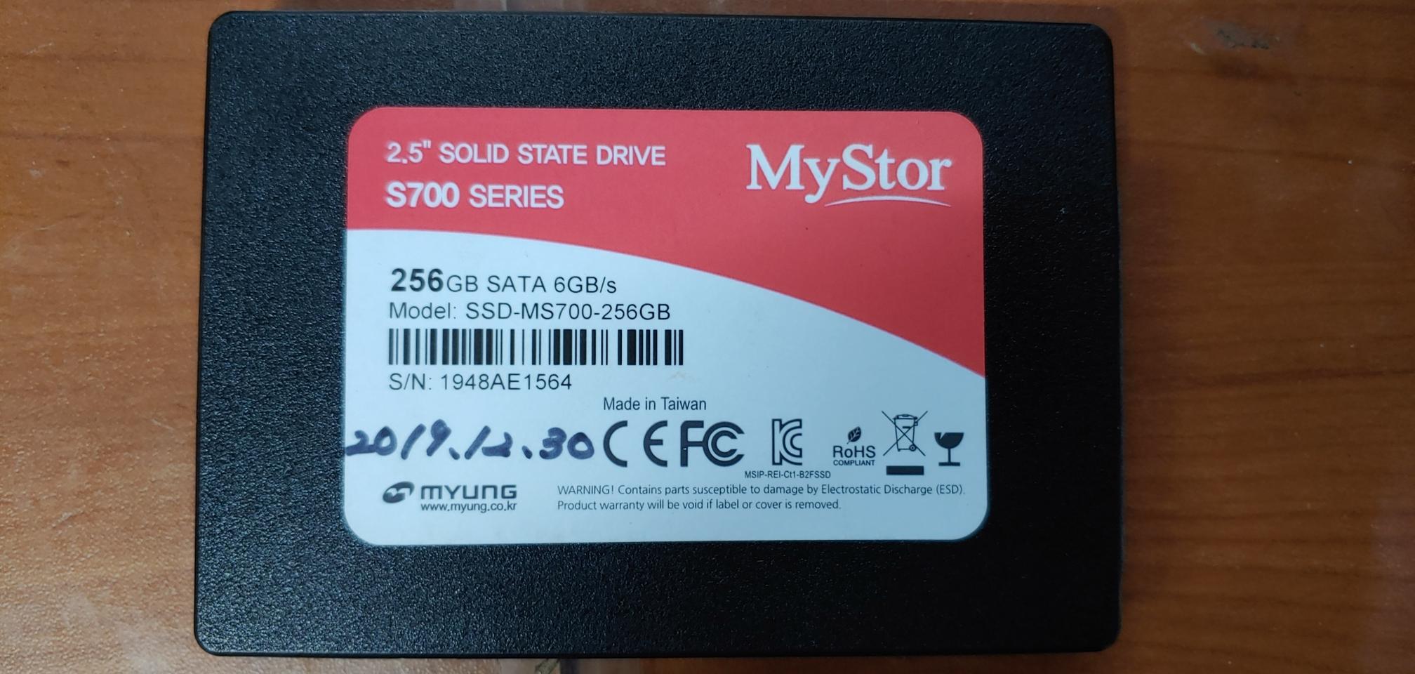 My Stor ssd 256g | 헬로마켓