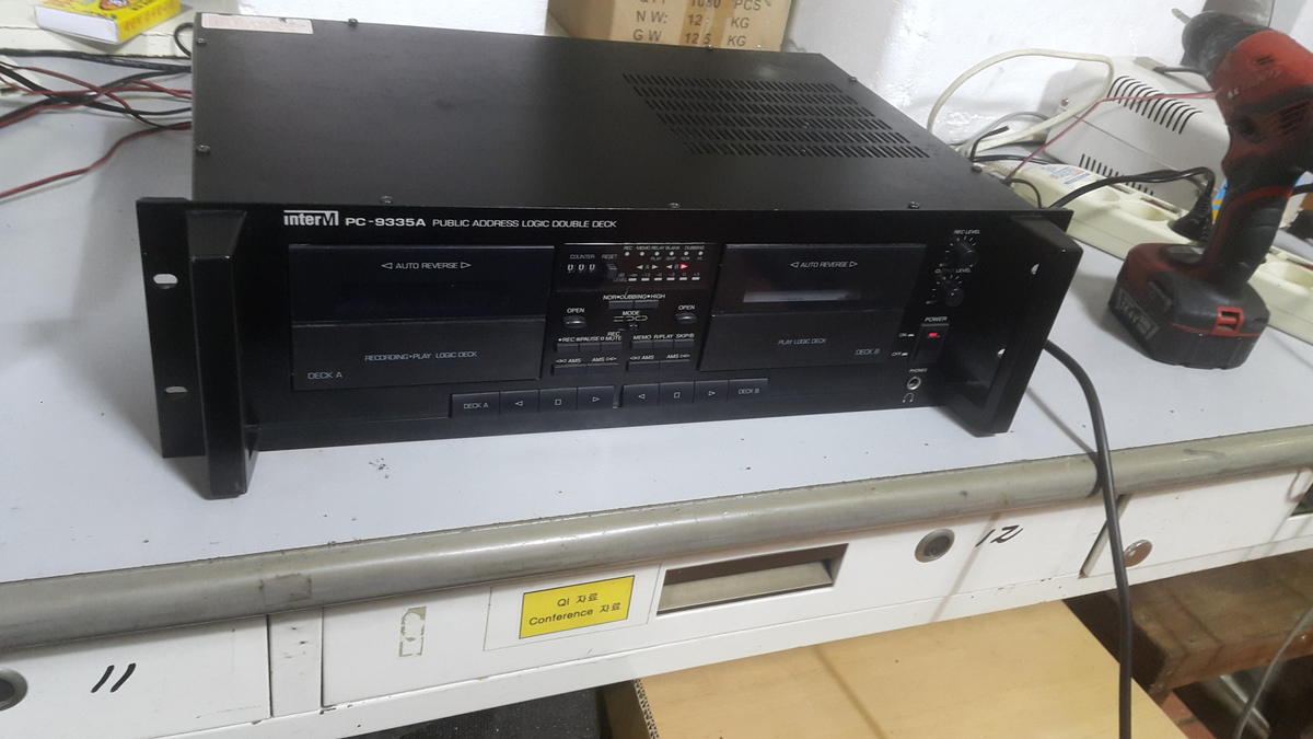 인켈 PA용 더블 카세트 데크 PC-9335A | 세컨웨어