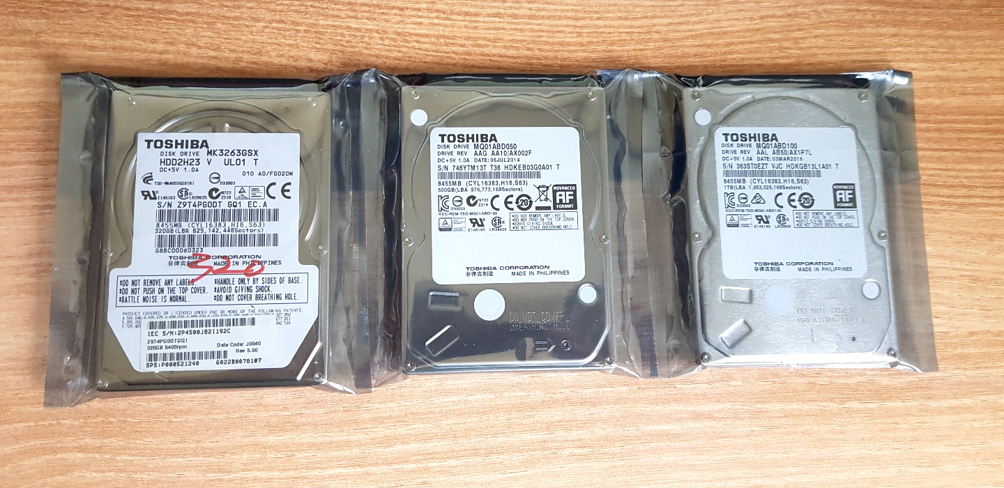 노트북하드 사타2 사타3 320G, 500G, 1T... | 헬로마켓