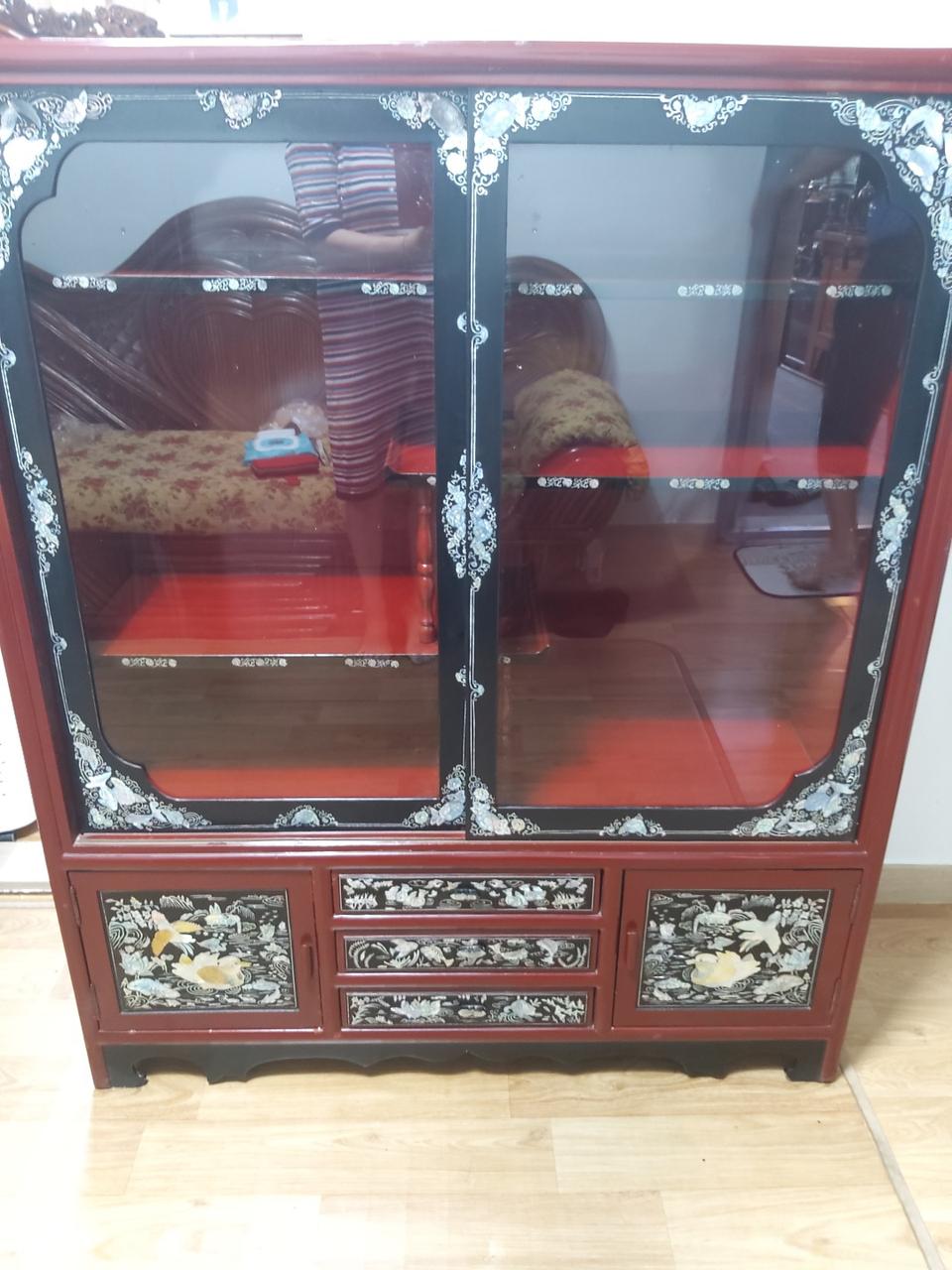 자개 유리장 | 헬로마켓