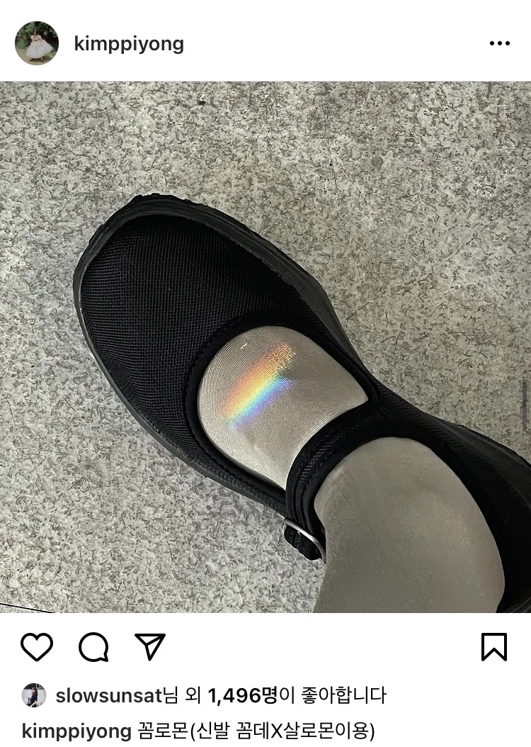 꼼데가르송 X살로몬 RX 3 0 블랙 UK5 | 세컨웨어