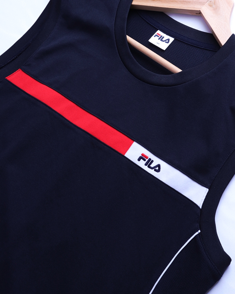 (M) FILA 휠라 나시 기능성 운동복 빅로고 | 헬로마켓