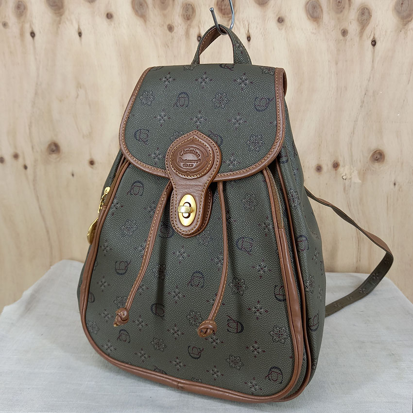 CHRISTIAN RAGUERRE 복조리 문양가죽백팩... | 헬로마켓