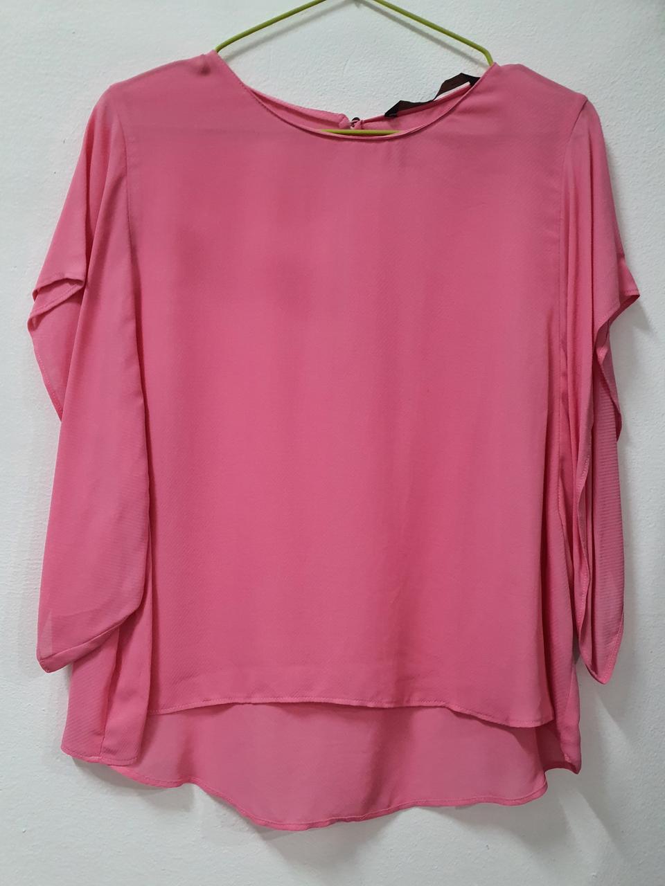 자라 핑크블라우스55~66 | 세컨웨어(헬로마켓)
