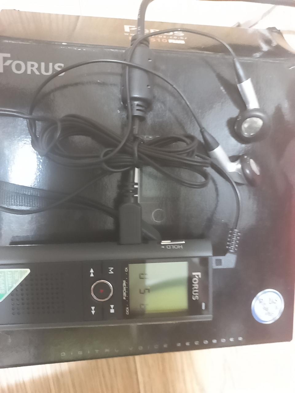 FoRus FSV-510plus 보이스레코더 (작동... | 세컨웨어(헬로마켓)