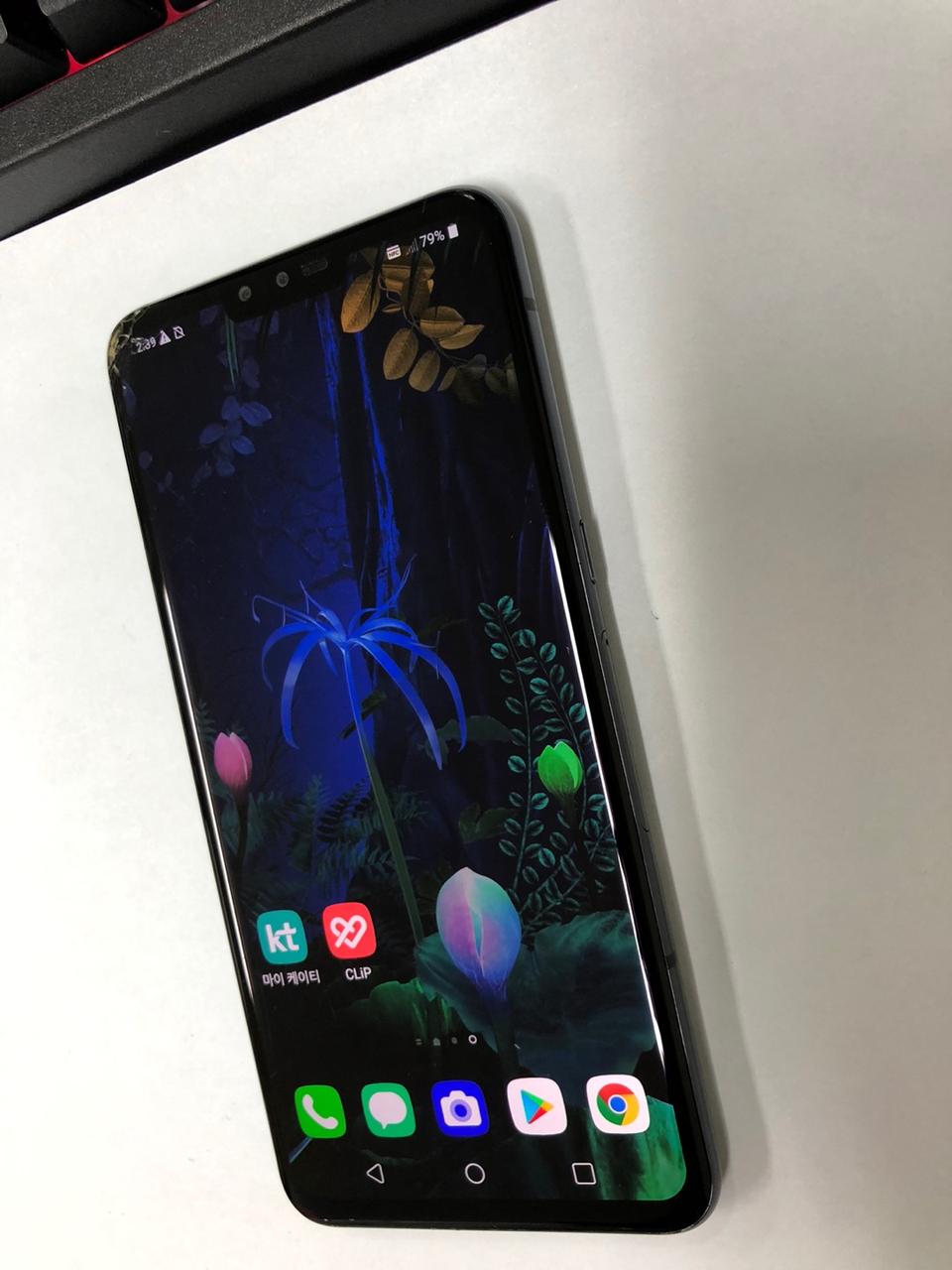 KT V50 블랙 128GB 뒷면파손 무잔상 기능모두... | 세컨웨어(헬로마켓)