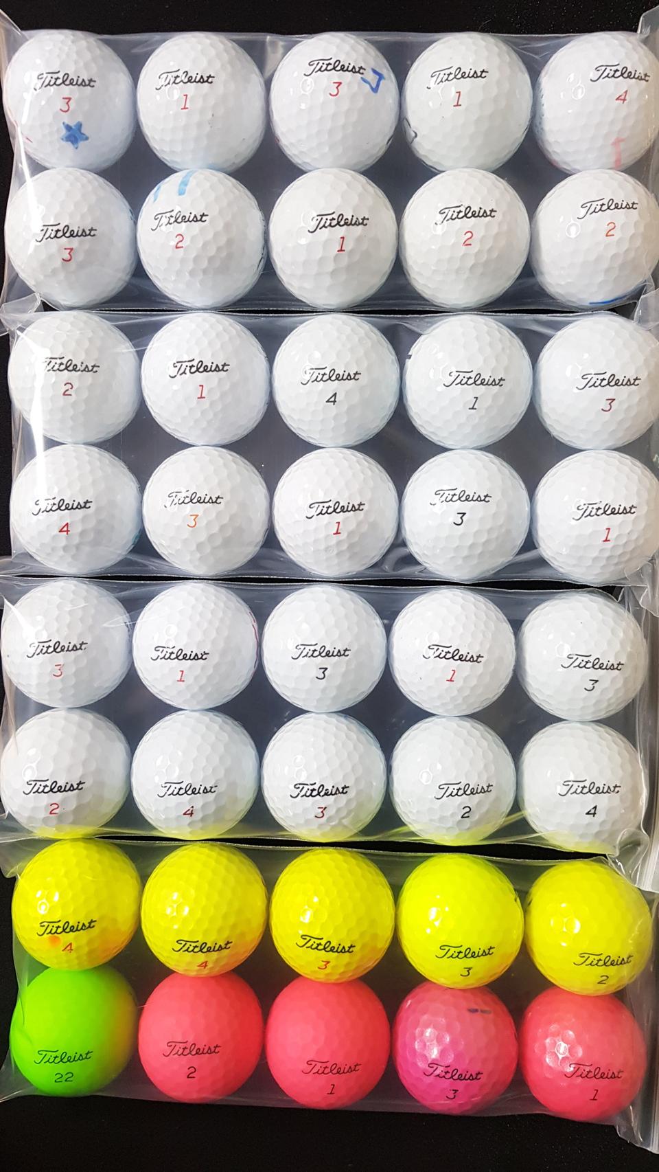 타이틀2피스4봉 40개.골프공/로스트볼~ | 헬로마켓