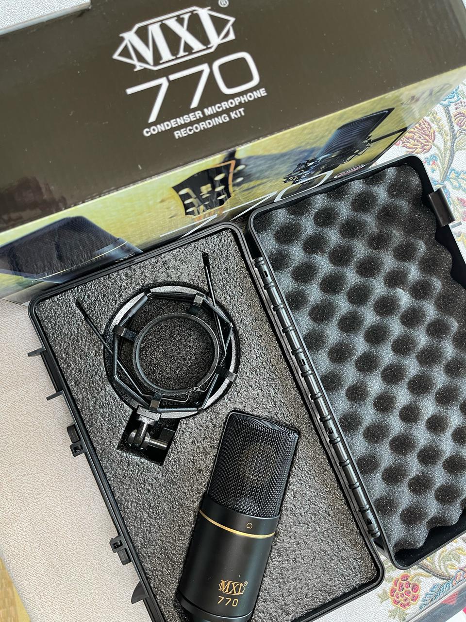 MXL 770 단일지향성 콘덴서 녹음 마이크 풀박스(... | 헬로마켓