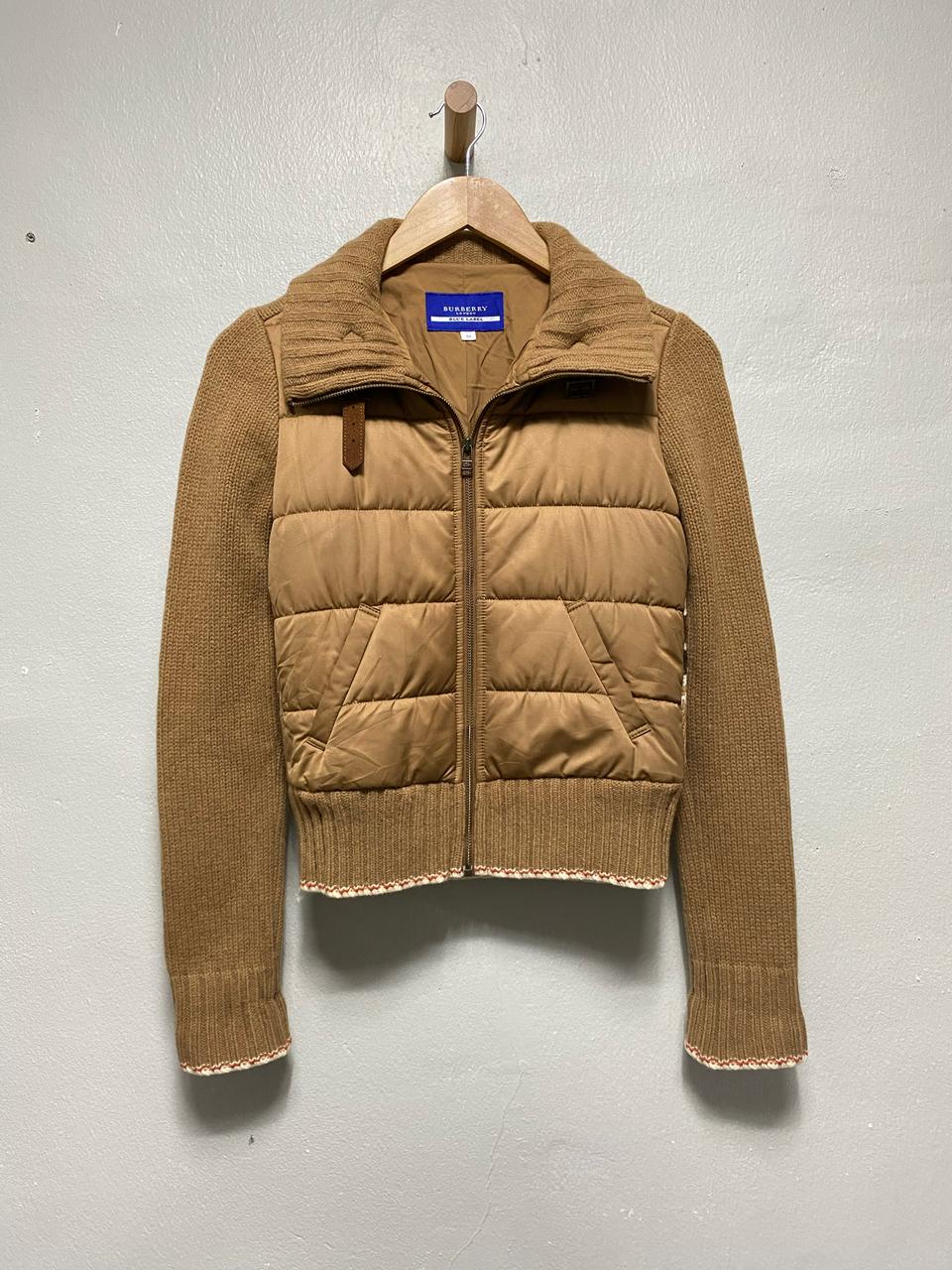 버버리 디자인 니트 집업 | 헬로마켓