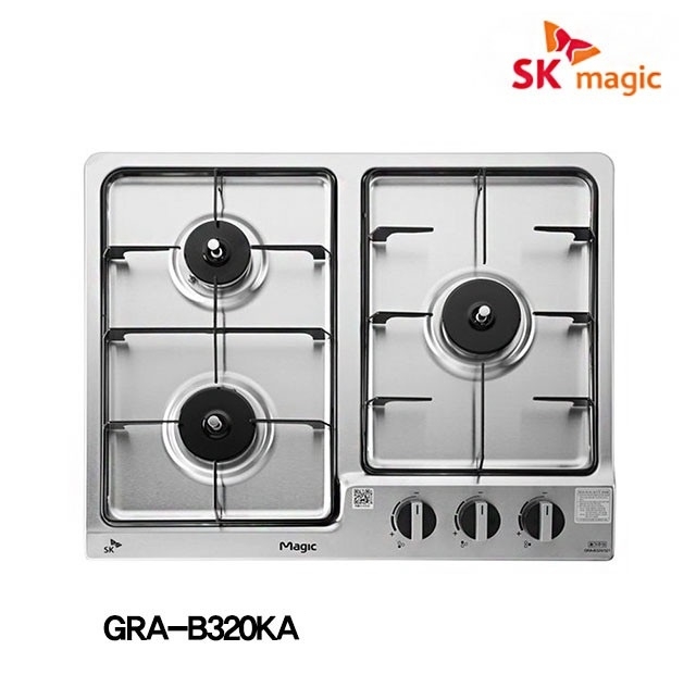 [미사용] SK매직 빌트인 3구 가스쿡탑 GRA-B3... | 헬로마켓