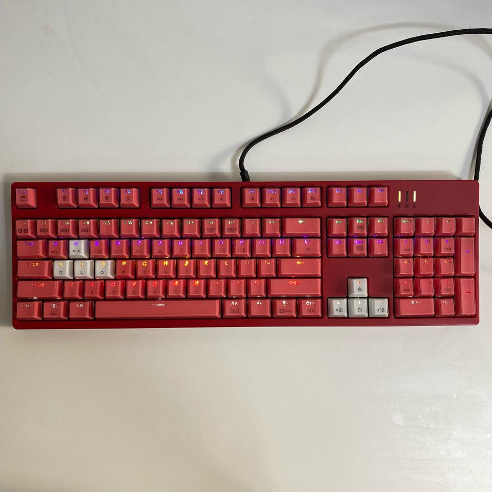 앱코 K8700 크리스탈키캡 게이밍 기계식 키보드 | 헬로마켓