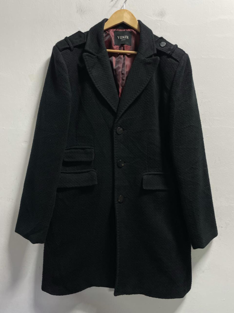 (105)VONIN HOMME 싱글 울 롱코트 (정품) | 헬로마켓