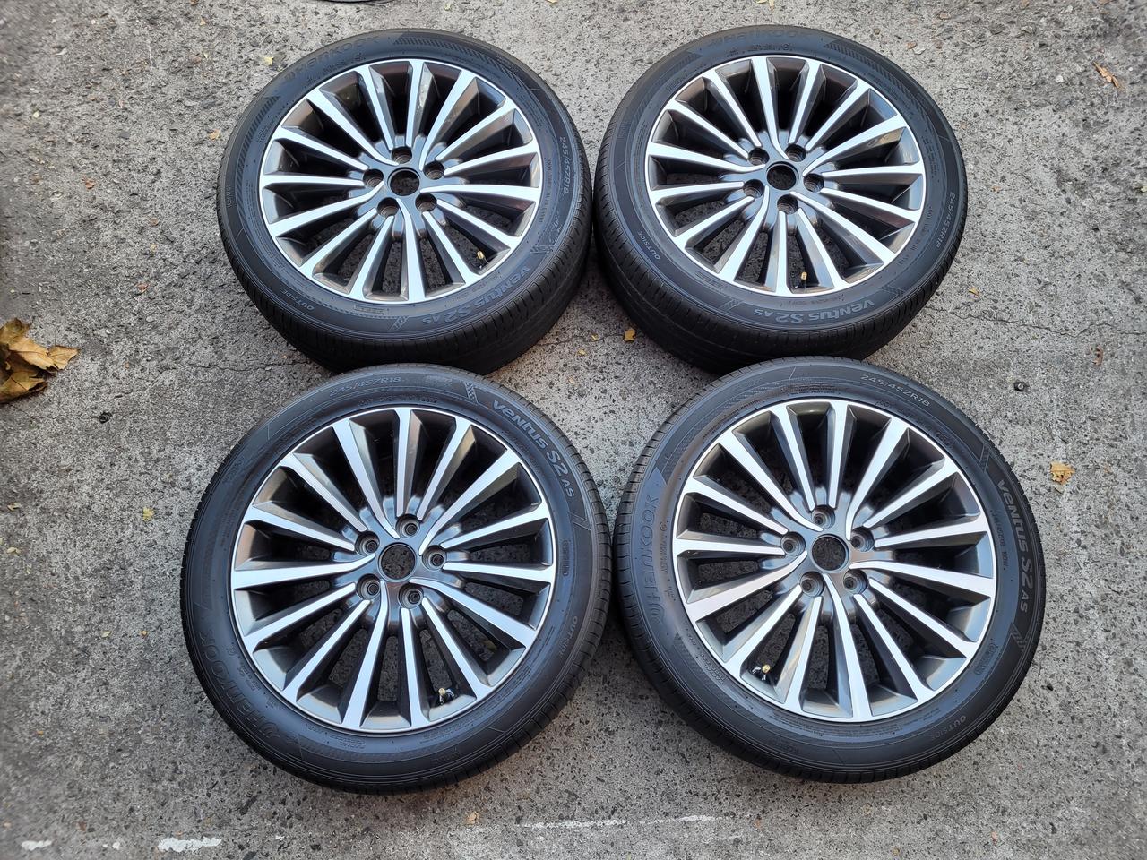 올뉴K7 18인치 블랙럭셔리 순정휠 중고휠타이어 팝니다 | 헬로마켓