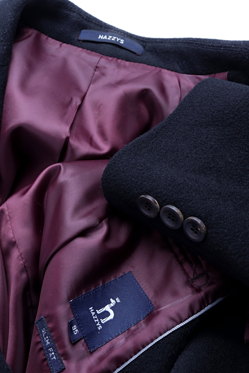 (M) HAZZYS 헤지스 자켓 울 모 블랙검정 아메... | 세컨웨어