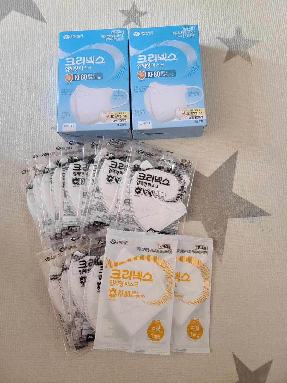 크리넥스 마스크 소형 KF80 36매 일괄 | 세컨웨어(헬로마켓)