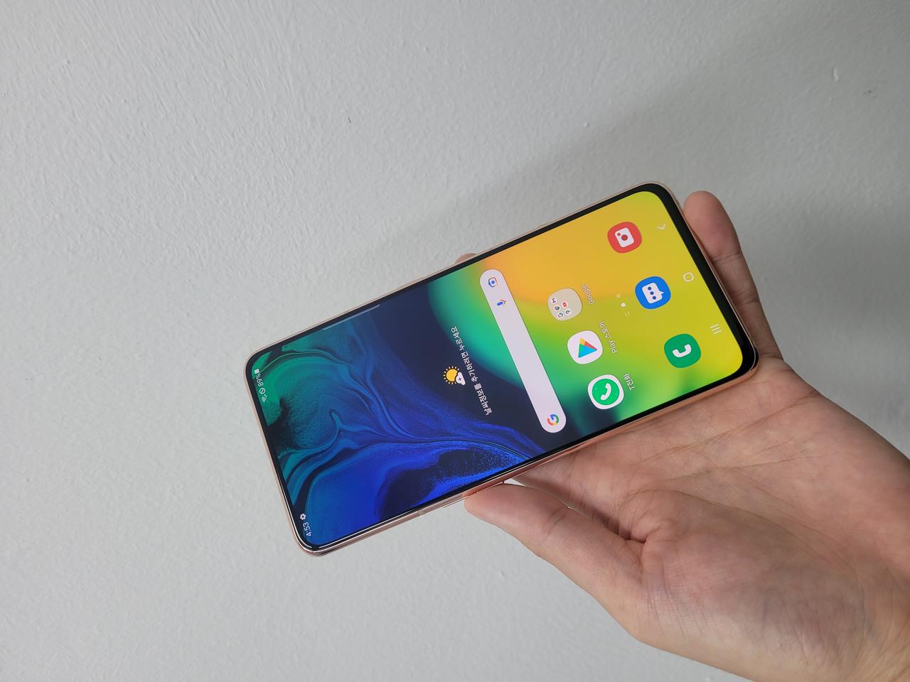 삼성 갤럭시A80 (A805) 128G 핑크골드 B+... | 헬로마켓