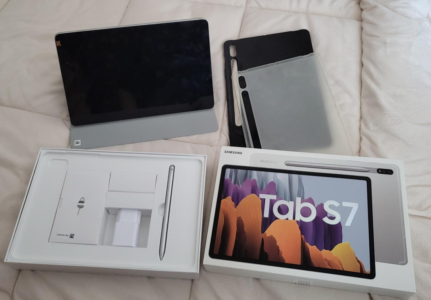 갤럭시탭s7 8g/256g lte모델 색상 실버 | 헬로마켓