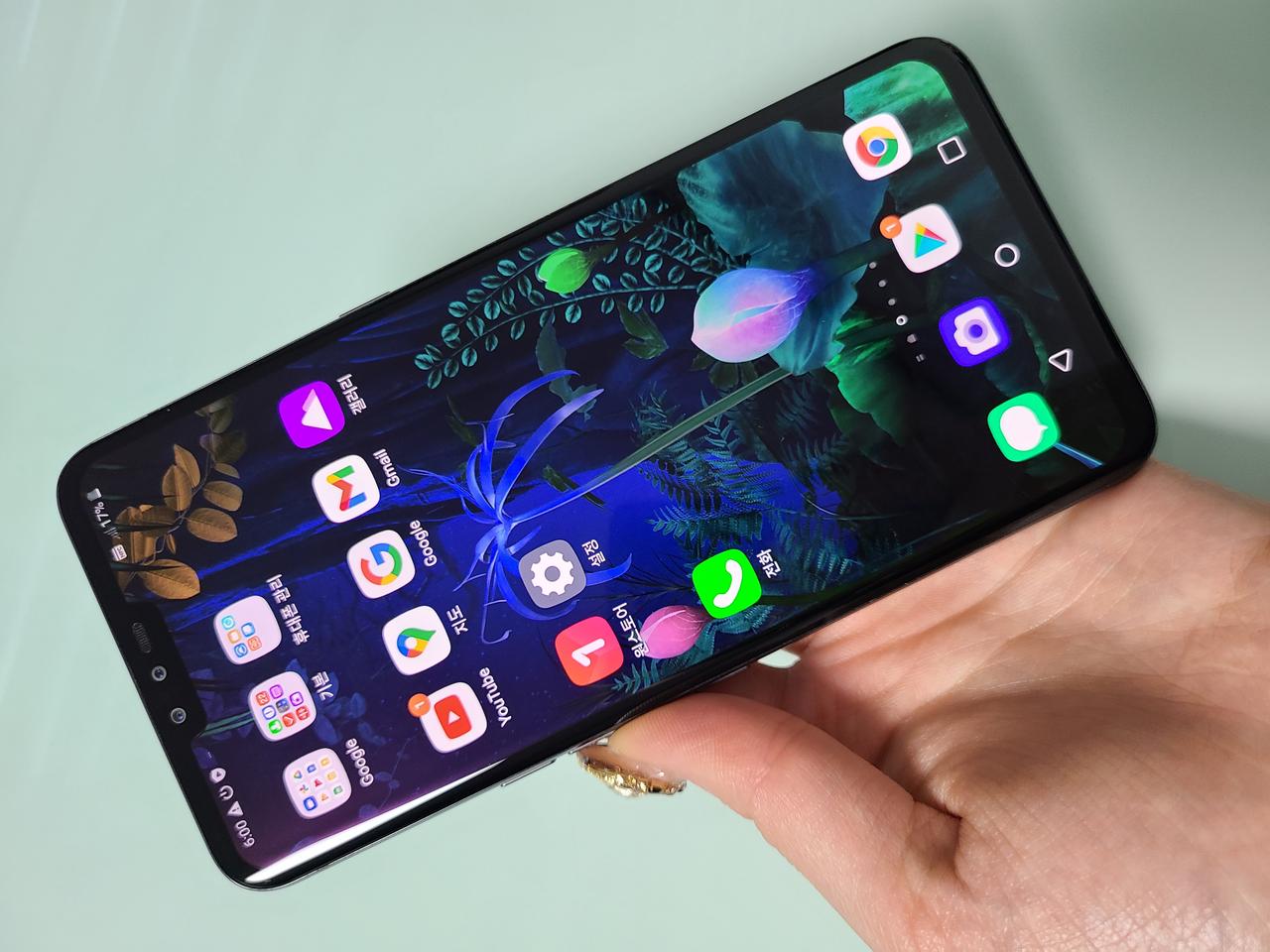 KT V50 ThinQ 블랙 128G 잔상없는 정상해... | 헬로마켓