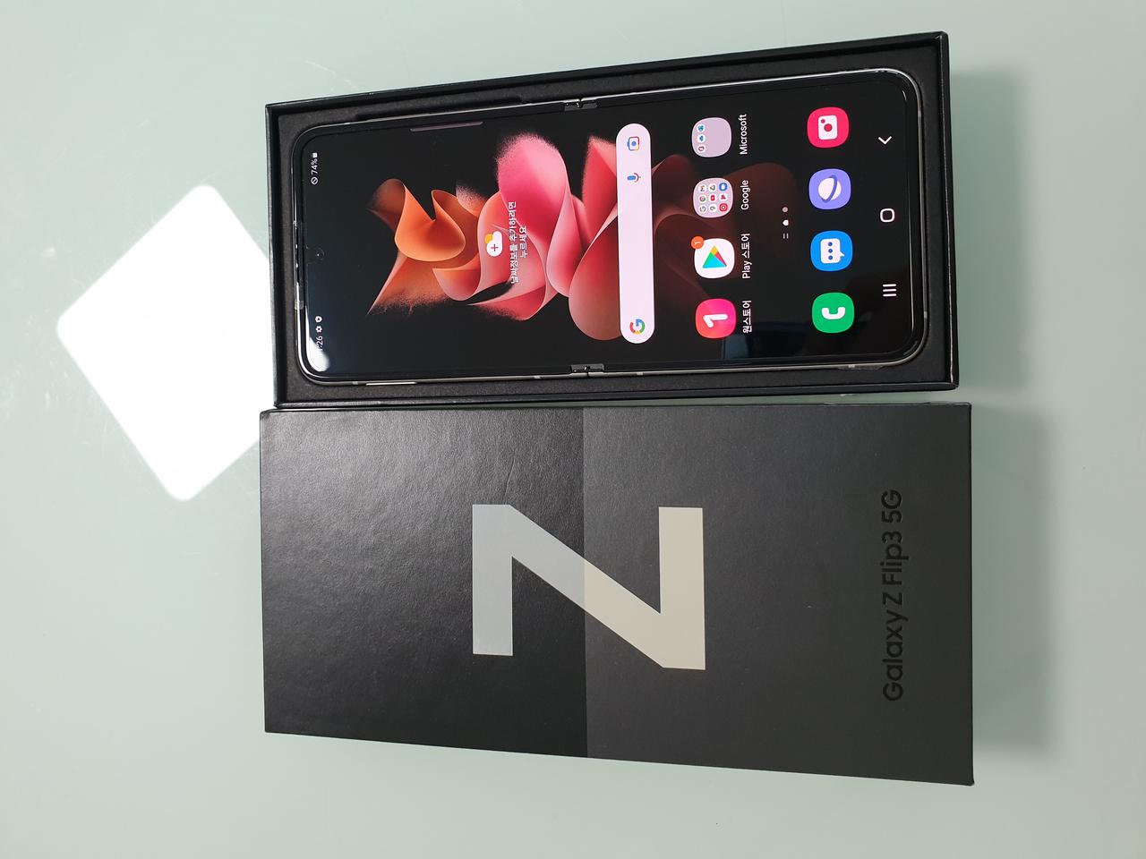 KT 갤럭시 Z플립3 5G (F711) 크림 256G... | 헬로마켓