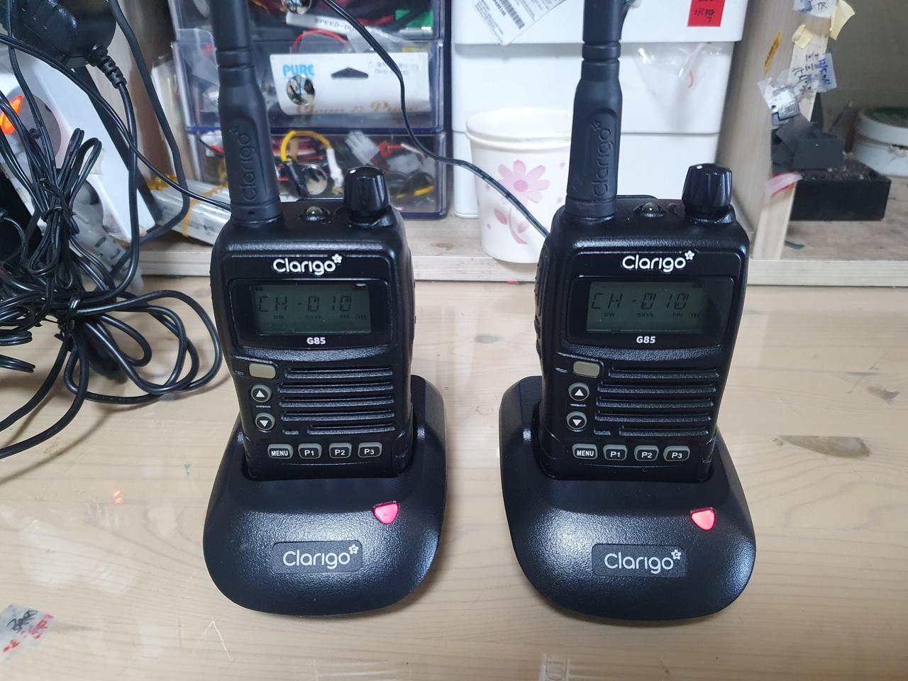 상하이 모토로라 업무용 무전기 클라리고 g85 2대... | 헬로마켓