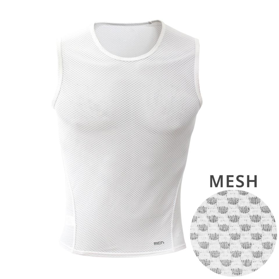 냉감소재 런닝복 이너웨어 민소매 티셔츠 화이트 | 헬로마켓