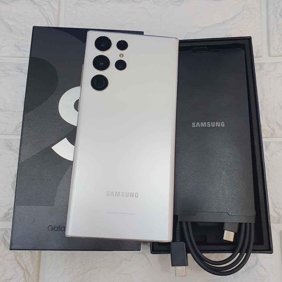 S22울트라 화이트 512G 자급제 단순개봉 풀박스... | 헬로마켓