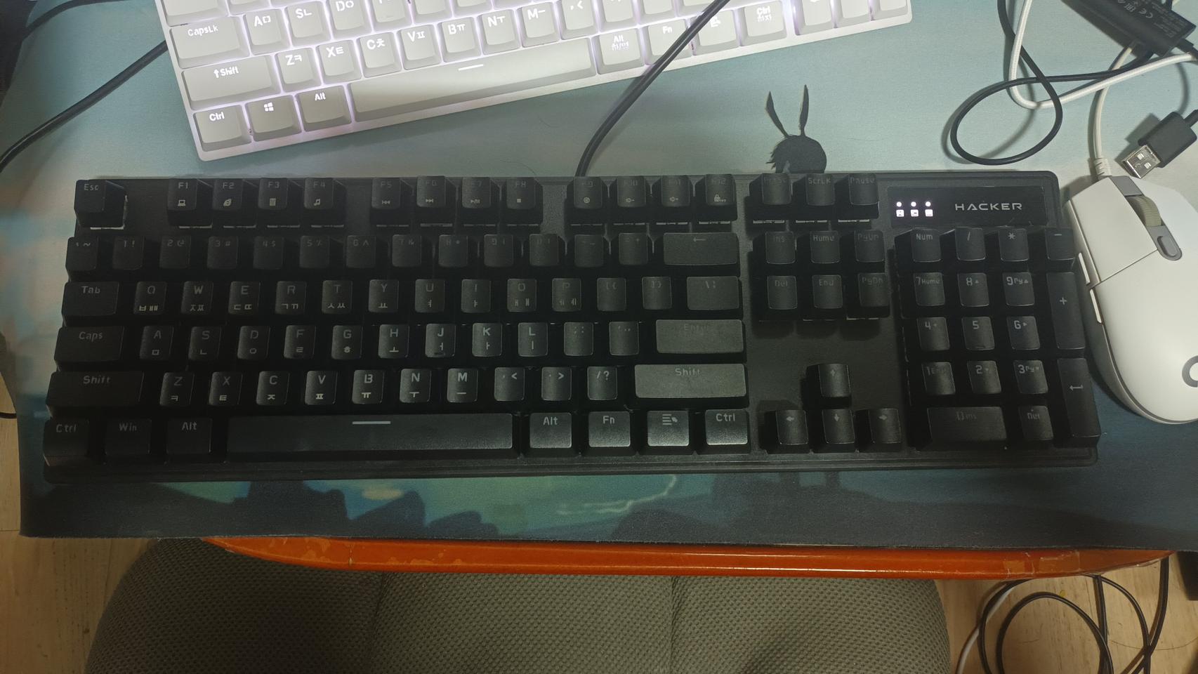 앱코 해커 K560 갈축 기계식 키보드 팝니다 | 헬로마켓