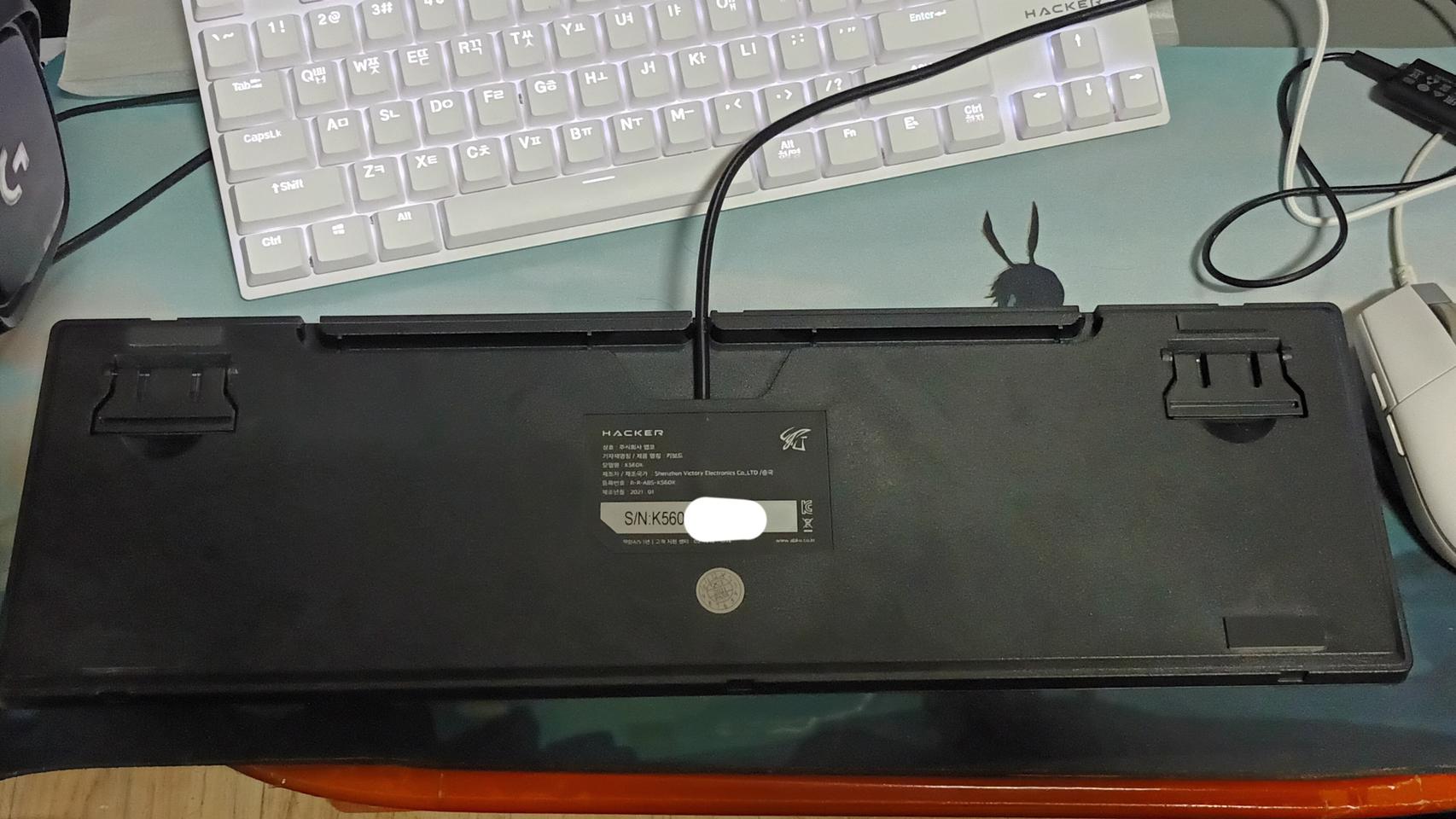 앱코 해커 K560 갈축 기계식 키보드 팝니다 | 헬로마켓