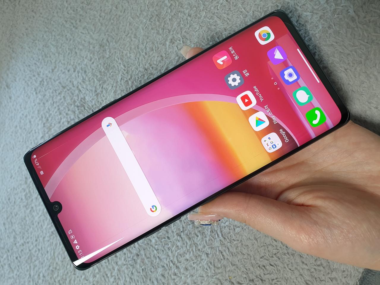 LG 벨벳 VELVET (G900) 블랙 128G 깨... | 헬로마켓