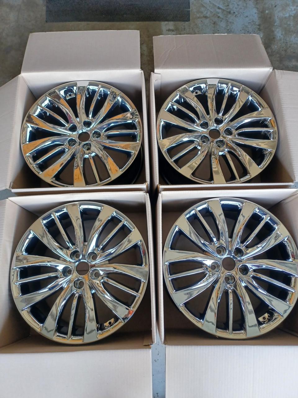 제네시스DH G80 19인치휠 신품급 화이트크롬 | 헬로마켓