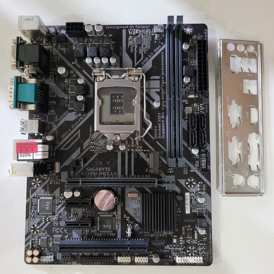 메인보드 기가바이트 H310M HD3 2.0 판매합니... | 헬로마켓