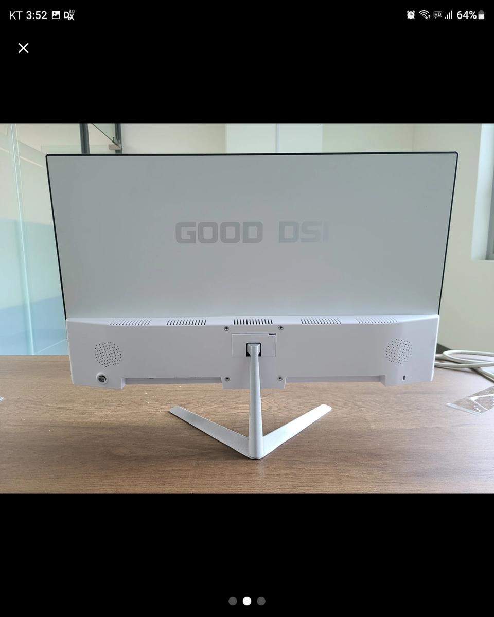 간지나는 24인치 good dsi 스피커내장 화이트모니터 | 헬로마켓