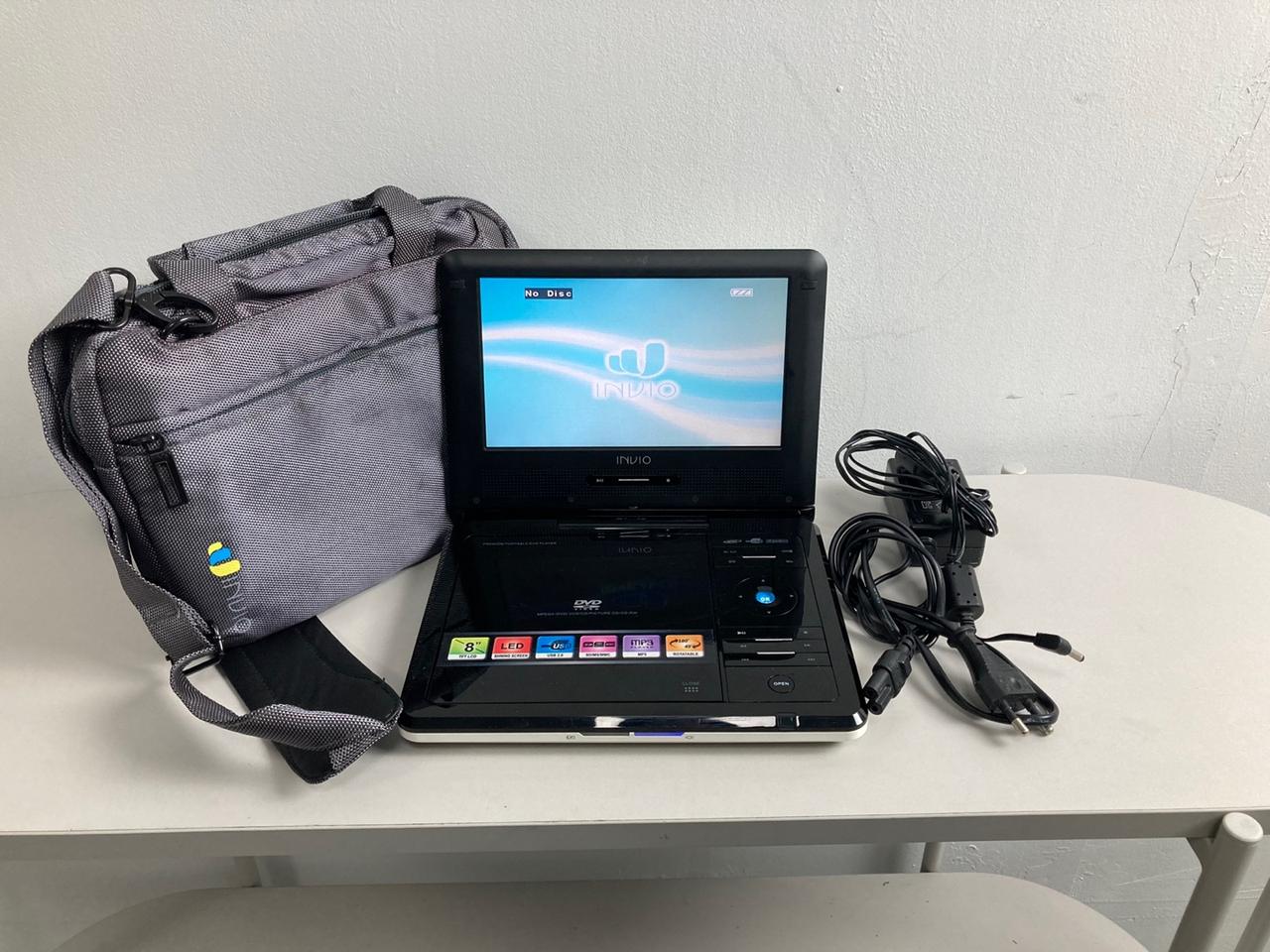 인비오 휴대용 DVD 플레이어 화이트 PD-1850 ... | 헬로마켓