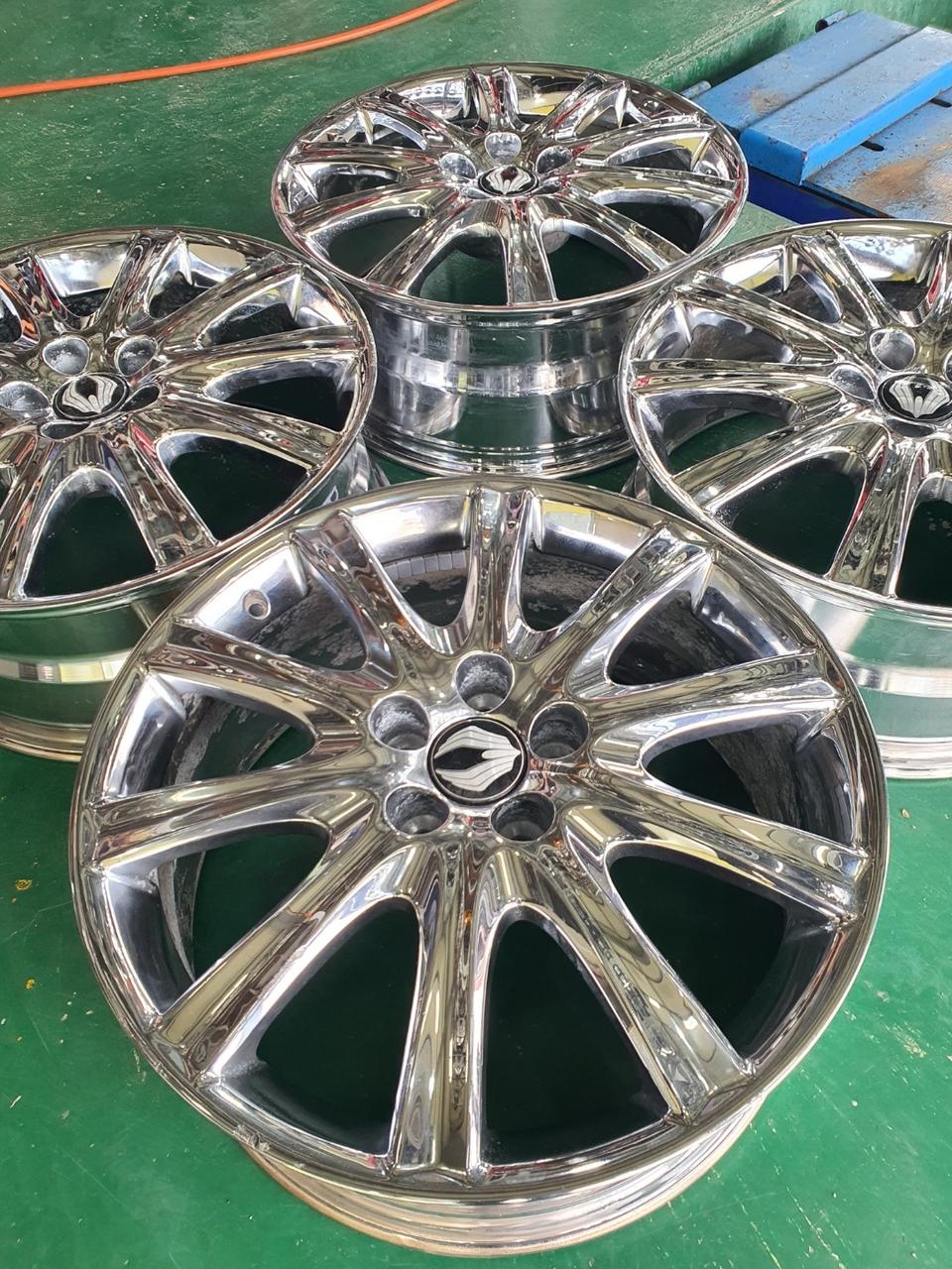 체어맨 19인치휠 타이어 조합상담 크롬 순정휠 정읍 ... | 세컨웨어(헬로마켓)