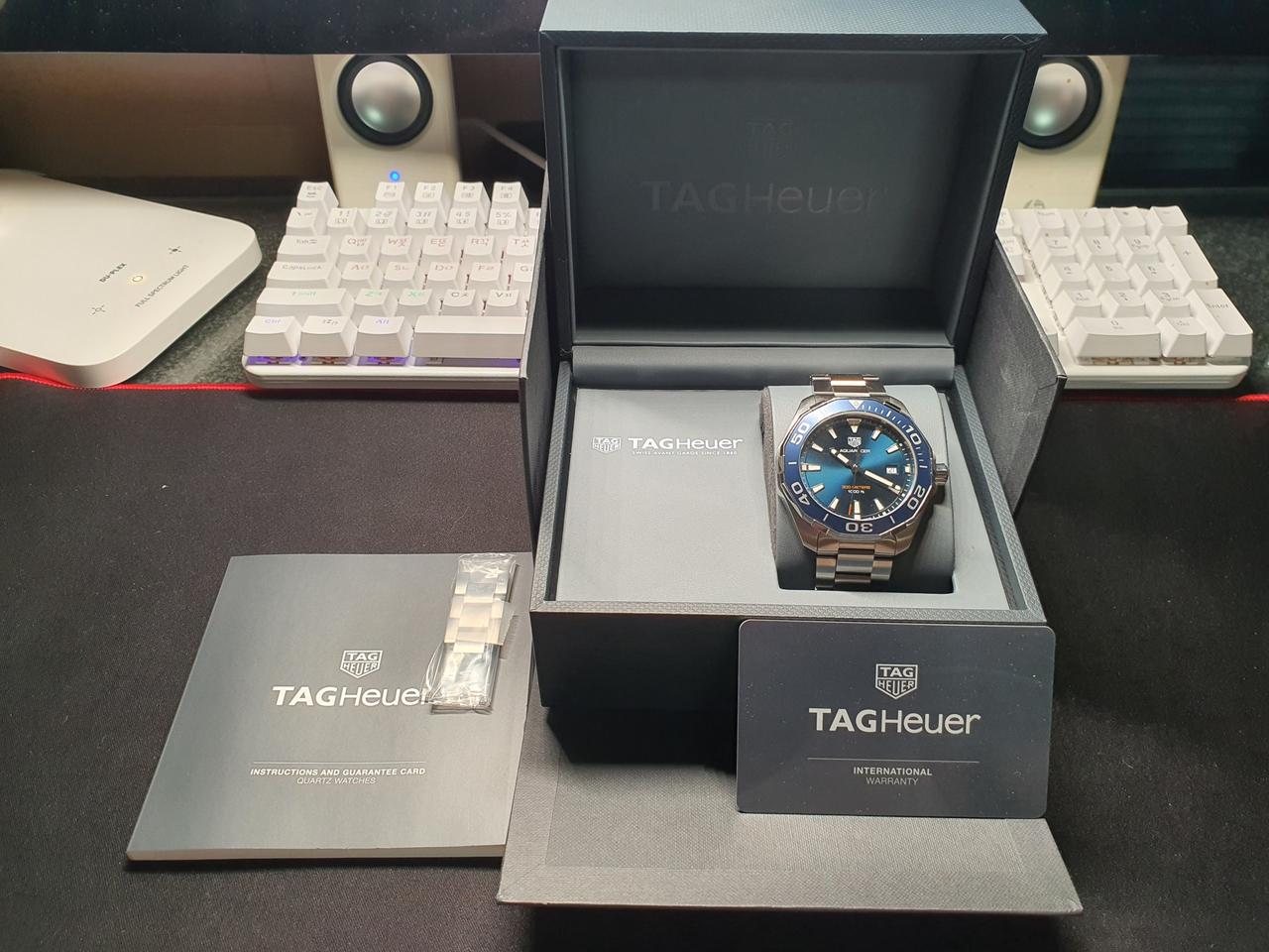 태그호이어 아쿠아레이서 300 청판 43mm 새상품급... | 헬로마켓