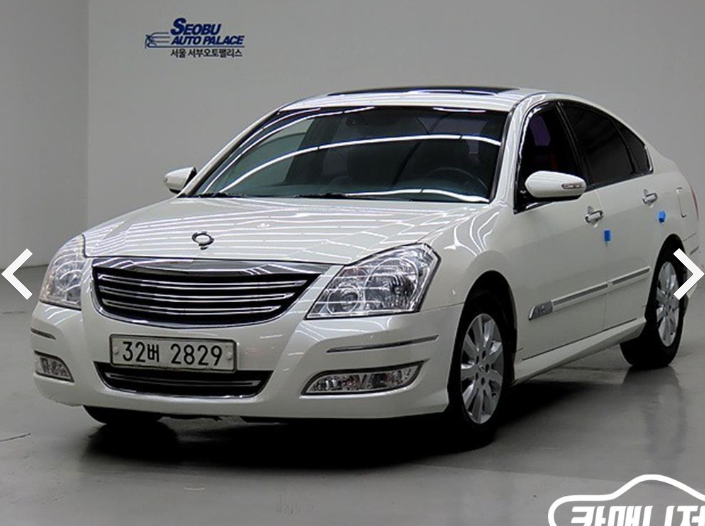 르노삼성 뉴 SM7 아트 VQ2.3 V6 SE 플러스 | 세컨웨어(헬로마켓)