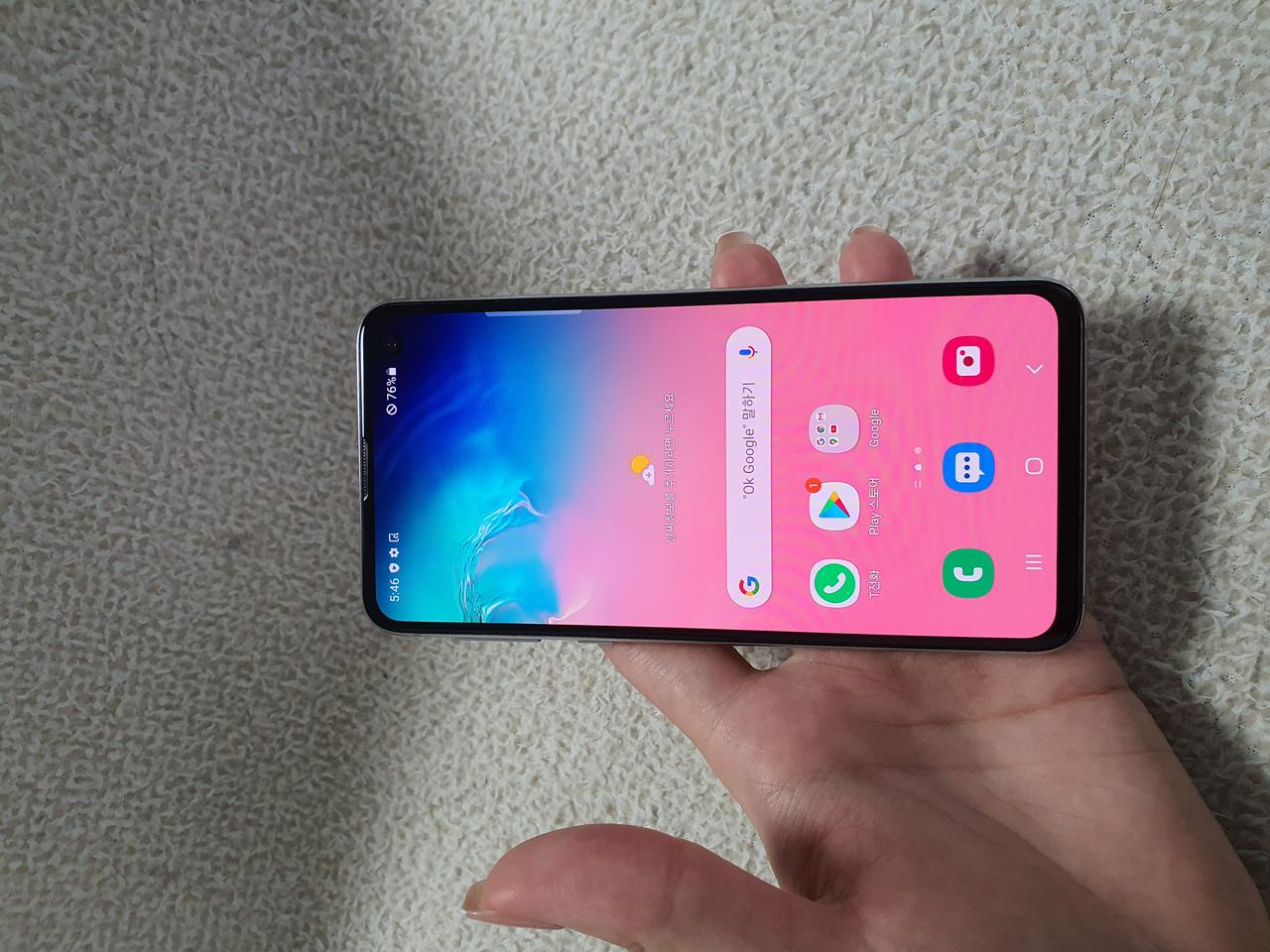 SKT 갤럭시S10e 화이트 128G 깨끗한A급 정상... | 헬로마켓