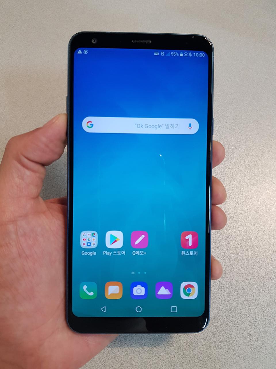 [인천]Q8 (2018) 블루 64GB 중고폰 무잔상... | 헬로마켓