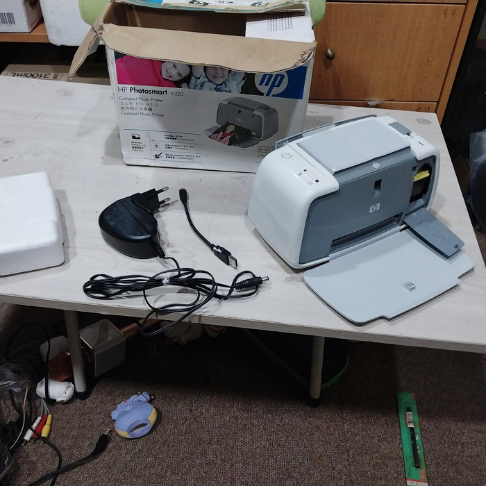중고 HP 초소형 포토 프린터 A320 | 세컨웨어(헬로마켓)