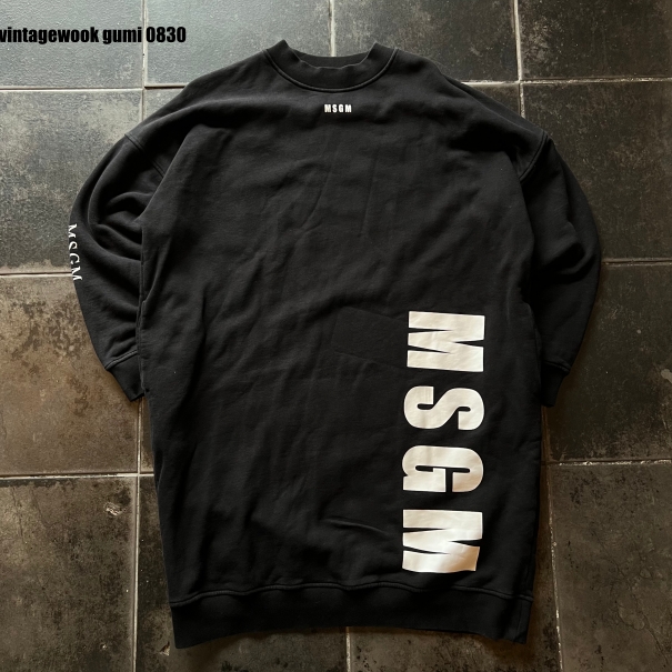 정품 MSGM 롱맨투맨 XS | 세컨웨어